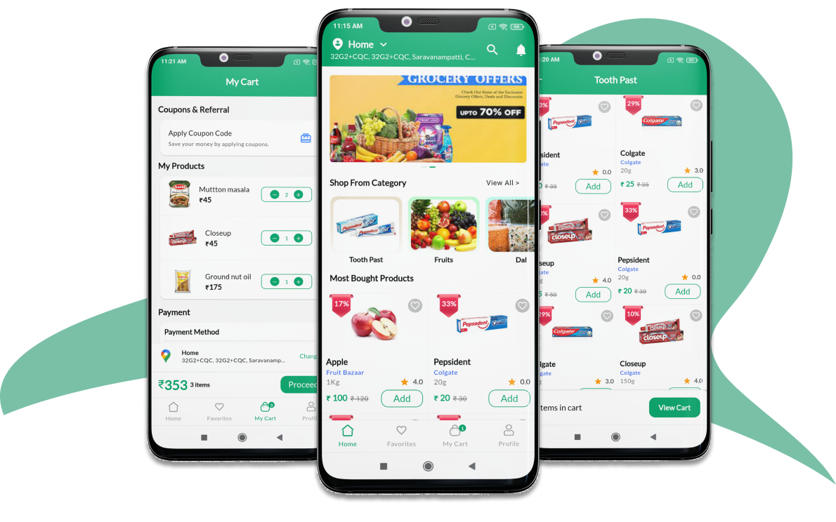 Grocery Delivery App Adhoc Softwares