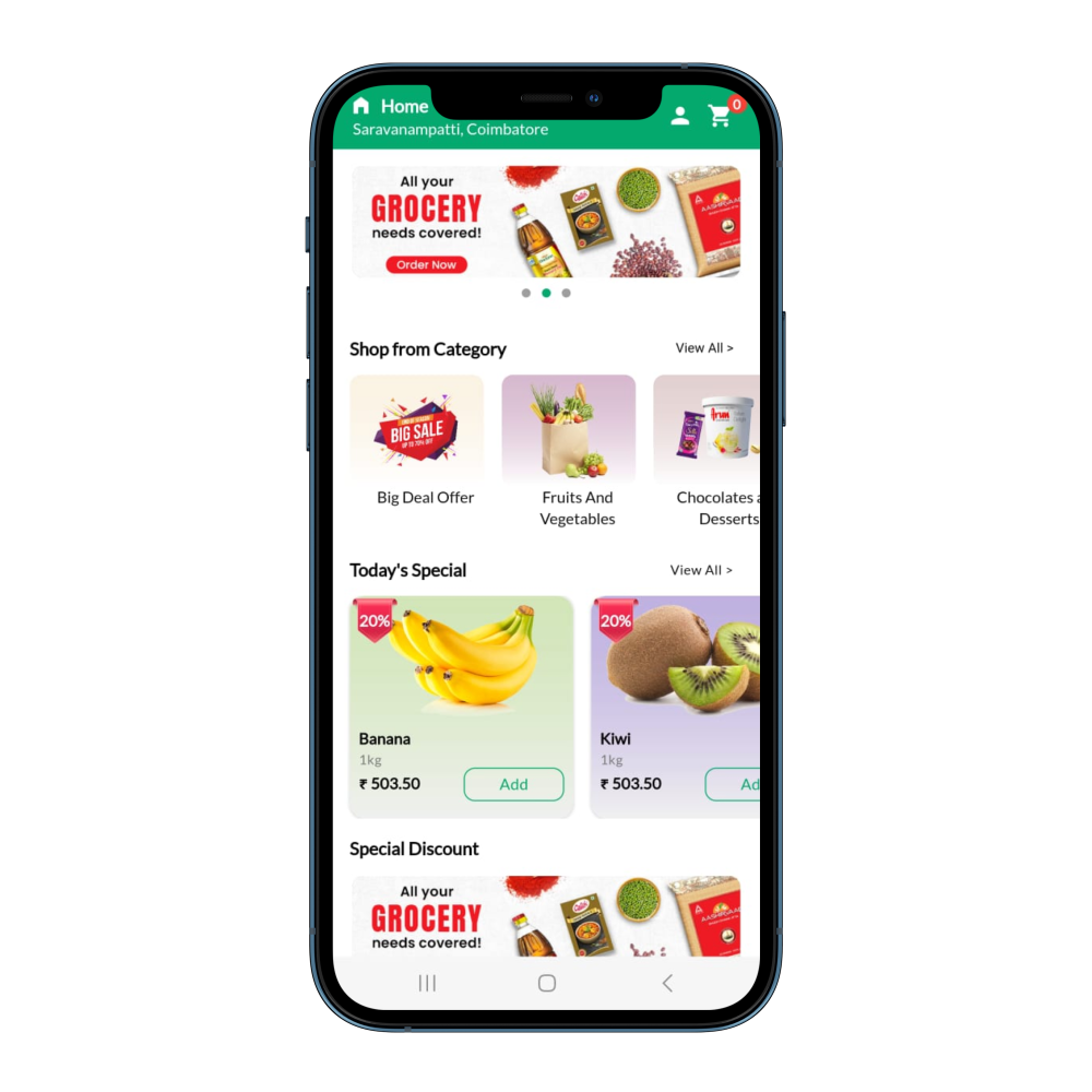 Launch Your Grocery Delivery Application- Adhoc Softwares