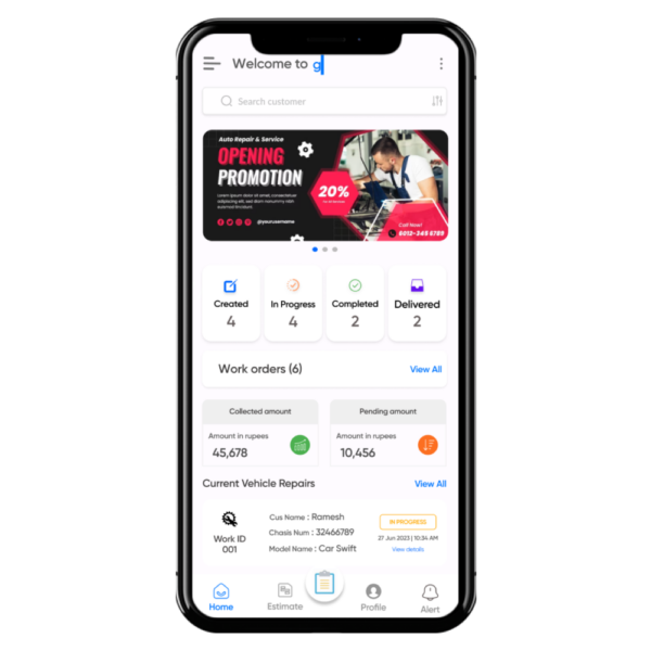 Garage Management System - Adhoc Softwares