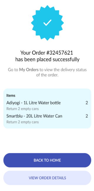 Water Delivery App Adhoc Softwares