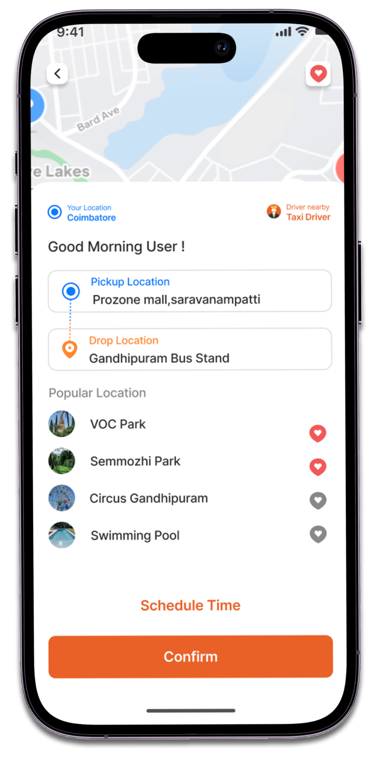 Taxi Booking App Adhoc Softwares